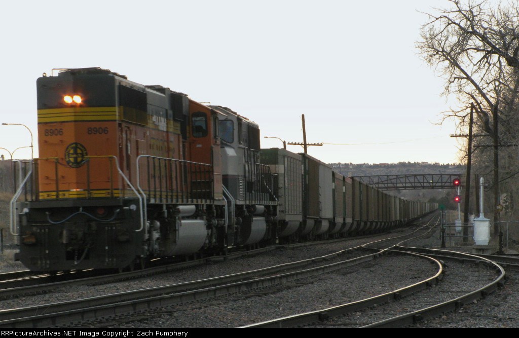 Northbound BNSF Empty Coal Train DPU's
